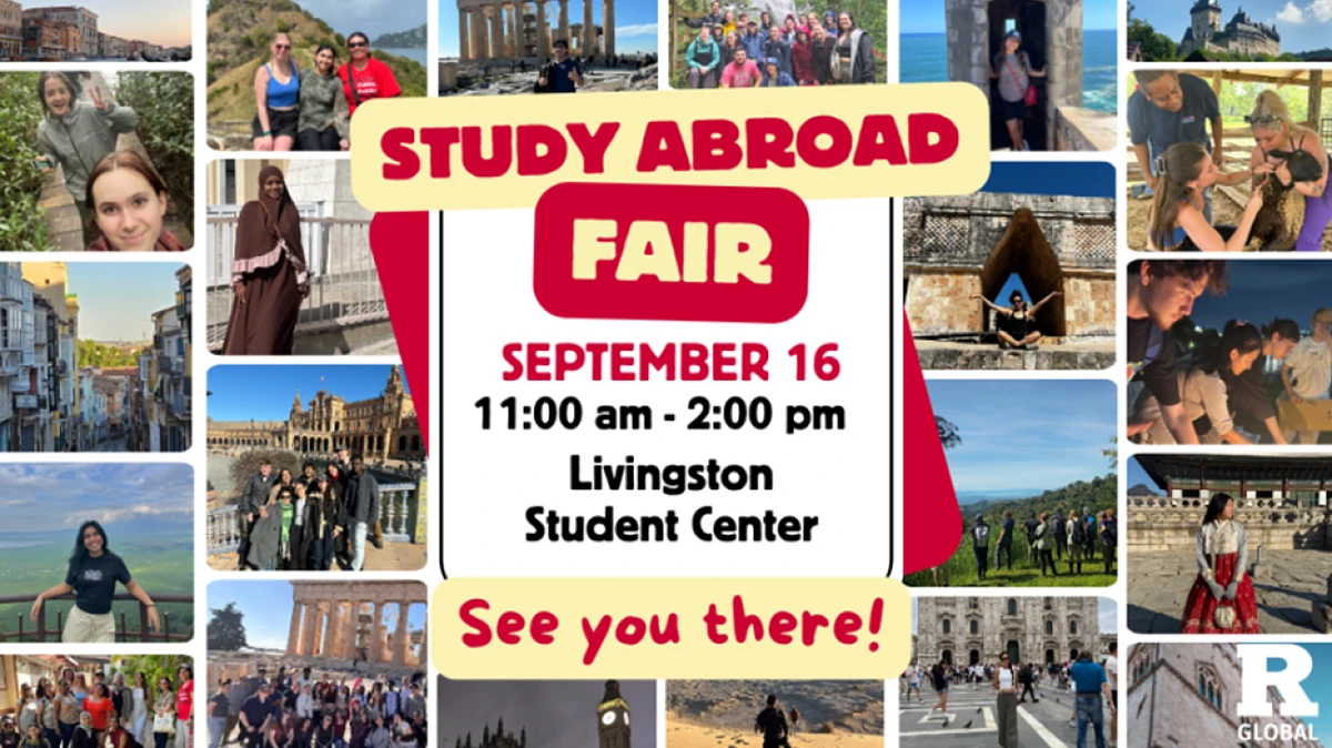 Save the Date: Fall Study Abroad Fair | R Family Hub