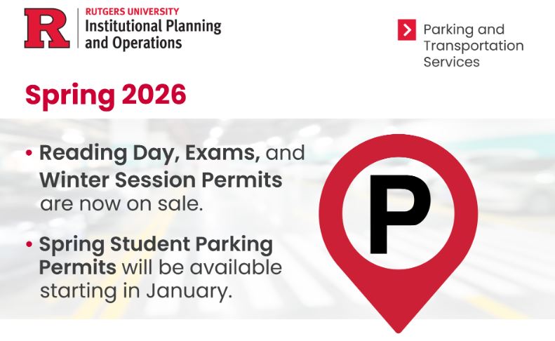 Spring Semester Parking Permits On Sale January 12th | R Family Hub